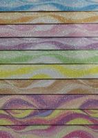 China DIY hairbow decoration shoe bag Grade 3 Chunky Glitter Sheet Leather Fabric for sale