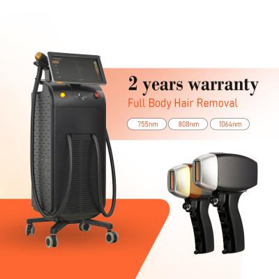 China CJ Diode Laser  755nm 808nm 1064nm Diode Laser Hair Removal Machine Price for sale