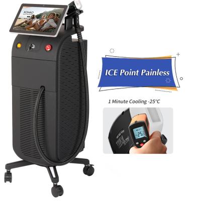 China CJ Triple Wave Ice Titanium Platinum 755 1064 808Nm Diode Laser Hair Removal Laser Hair Removal Machine for sale