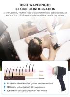 China CJ 3 Wavelength 755 808 1064 Km 600w 1600w Medical Ce Diode Laser Hair Removal for sale