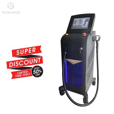 China CJ Professional Medical Ce Certified Cooling 755 808 1064Nm Laser Diode Hair Removal Apparatus With Imported German Laser for sale