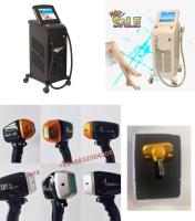 China Diode Laser Hair Removal Machine 755 808 1064nm Three Wavelength Two Handpiece Laser Hair Removal Permanent Hair Removal Machine for sale
