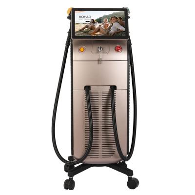 China Diode laser 808nm depilator laser depilation machine 755 808 1064 3 wavelength diode laser hair removal machine for sale