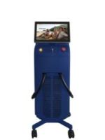 China 808nm alexandrite nd yag 808 nm ice titanium diode trio laser 3 waves lazer hair removal 810nm picosecond tattoo removal machine for sale