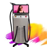 China Newest 2 in 1 808 diode laser hair removal machine ice platinum ND YAG laser tattoo removal / 755/808/1064nm beauty equipment for sale