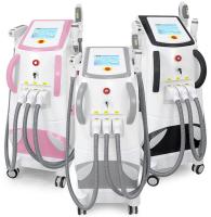 China Beauty Machine 4 in 1 IPL + 6 ND YAG Laser + RE Multifunctional lce Diode Laser Machine Price Stationary for sale