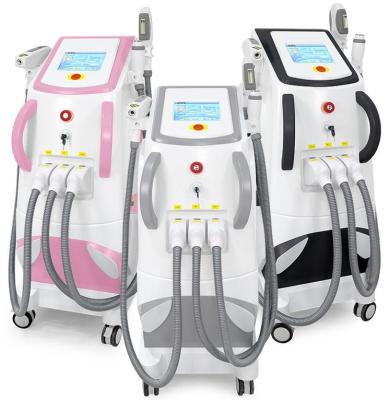 China Beauty Machine 4 in 1 IPL + 6 ND YAG Laser + RE Multifunctional lce Diode Laser Machine Price Stationary for sale