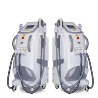 China Beauty Machine 4 in 1 IPL + 6 ND YAG Laser + RE Multifunctional lce Diode Laser Machine Price Stationary for sale