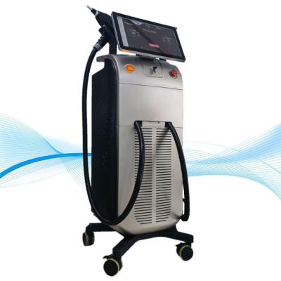 China 2023 Dual handle diode laser hair removal and nd yag laser tattoo removal machine for sale for sale