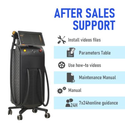 China 3 Wavelength 755 808 1064Nm Titanium Diode Laser Hair Removal for sale