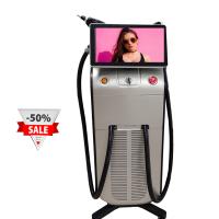 China CJ 1064 755 808nm Diode Laser Hair Removal Machine Hair Removal Laser 2in1 Ipl diode Laser Double Handle for sale