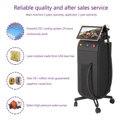 China High Power Diode Laser Hair Removal Machine Professional 3 In 1 for sale