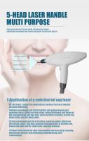 China Skin Tightening YAG Laser Machine White Black 1064nm 532nm 1320nm for sale