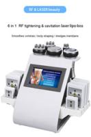 China 6 In 1 RF Body Slimming Machine Laser Weight Loss Body Cavitation Machine for sale