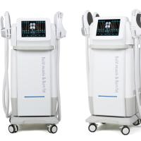China Electromagnetic RF Body Slimming Device Ems Body Shaping 4 Handles for sale