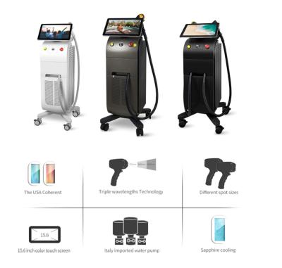 China 1200W Diode Laser Hair Removal Machine Freezing Point Fast Permanent Hair Removal for sale