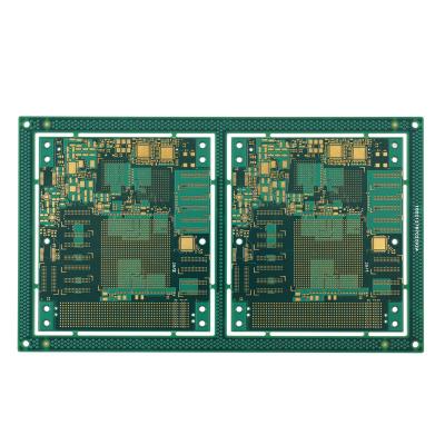 China Half Plating Vias HDI Printed Circuit Board Motherboard White PCB 0.4mm for sale