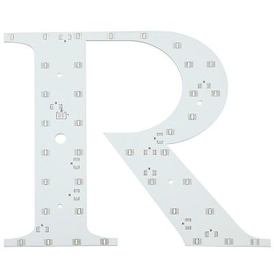 China Single Side Aluminum Pcb Assembly White Silkscreen UL ISO13485 for sale