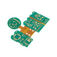 China IBE Rogers Rigid Flex Printed Circuit Board Green Soldermask for sale