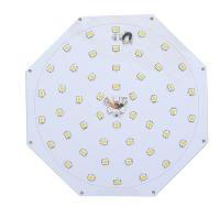 China 2 Layer LED Light Bulb Circuit Board HASL Round Aluminium AC PCB Board for sale