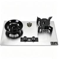 China Customized Panel Printing 2 Burner Glass Top Ceramic Stove Top OEM ODM for sale