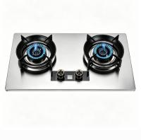 China Built In Installation Tempered Glass Surface Gas Cooker Stove 2 Burner OEM ODM Factory for sale