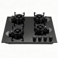 China Built In 4 Burners Gas Stove Cooking OEM/ODM Tempered Glass Gas Hob Manufacturer for sale
