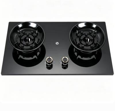 China 2 Burners Gas Hob Kitchen Cooking High Power OEM ODM Supplier Smart Gas Cooker for sale