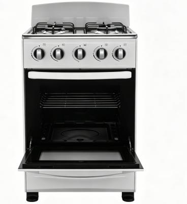China 90CM Standing Gas Oven Stoves 5 Burner Oven With Tempered Glass OEM ODM Supplier for sale