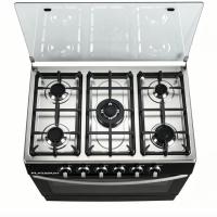 China Highly Durable Commercial Gas Range Stove 5 Burner Cooker With Oven OEM ODM Factory for sale