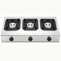 China 3 Honeycomb Burners Table Top Gas Stove Stainless Steel Indoor OEM ODM Factory for sale