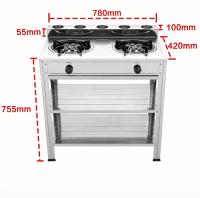 China 2 Burner Portable Gas Stove Free Standing Indoor ODM/OEM Kitchen Cookers for sale