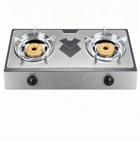 China Home Household Kitchen Portable Table Hob Top 2 burner Gas Stove OEM ODM Supplier for sale