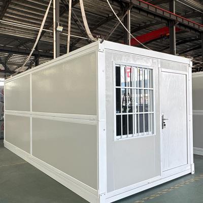 China Prefabricate Steel Sandwich Panel Foldable Container House Modern Luxury Movable M-Type Folding Home for sale