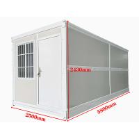 China M Type Shaped Folding Container House Modular House Sandwich Panel Prefabricated House for sale