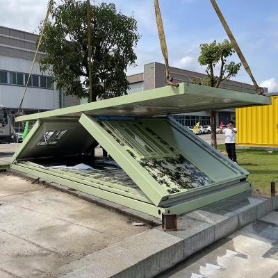 China Movable Foldable House Prefab Collapsible Container Modular Homes Expandable Folding Container House for sale