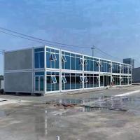 China Portable 20FT Container Steel Prefabricated House for Office Building or Warehouse Mobile Office Unit for sale