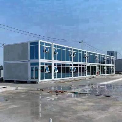 China Portable 20FT Container Steel Prefabricated House for Office Building or Warehouse Mobile Office Unit for sale