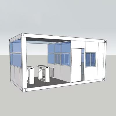 China Pre Fabricated Houses Portable 10ft 20ft 40ft Luxury Living Home Modular Prefabricated Flat Pack Container Houses for sale
