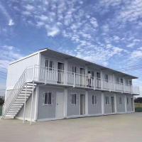 China Quick Installation 15min Foldable Prefabricated Home Steel Container For Construction Sites Camping Tiny House for sale