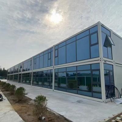 China Easy to Move and Install 20FT Foldable Collapsible Flat Pack Container House with Bathroom for sale