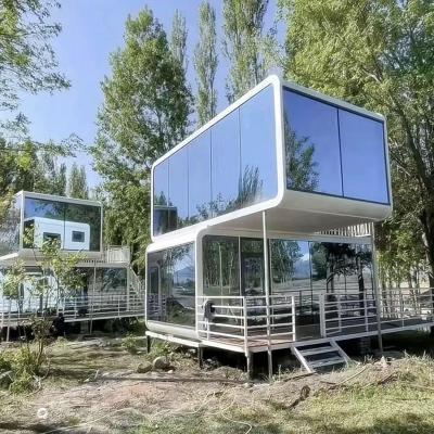 China Customizable Simple Second-floor Container Mobile House, Detachable Living Warehouse Office, Movable Steel Structure House for sale