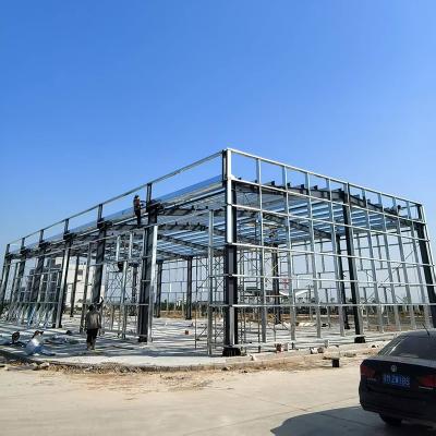 China Galvanized Steel Structure For Industrial Park Buildings - Resilient Against Rust In Outdoor Storage Areas for sale