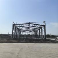 China Easily Assembled Steel Structure Workshop Prefabricated Commercial Building For Shop For Steel Warehouse for sale