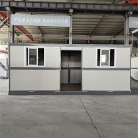 China Foldable Prefabricated Home With Glass Hotel Cabin Modular Container Homes for sale
