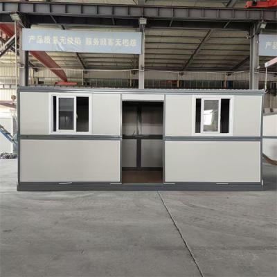 China Foldable Prefabricated Home With Glass Hotel Cabin Modular Container Homes for sale