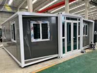 China 20ft/40ft Double-wing Expandable Prefab House with Steel Frame for sale