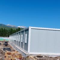 China Foldable Prefab Container House with Galvanized Steel Frame Fireproof Insulated Sandwich Panel and Quick 10-15 Min Installation for sale