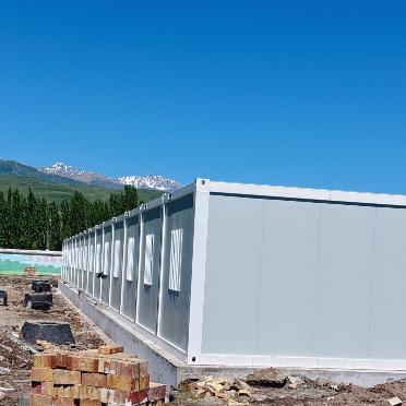 China Foldable Prefab Container House with Galvanized Steel Frame Fireproof Insulated Sandwich Panel and Quick 10-15 Min Installation for sale