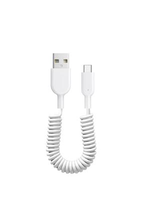 China High-quality spring data cable USB 2.0 Type C data cable, high-speed data transmission, fast charging, within reach for sale